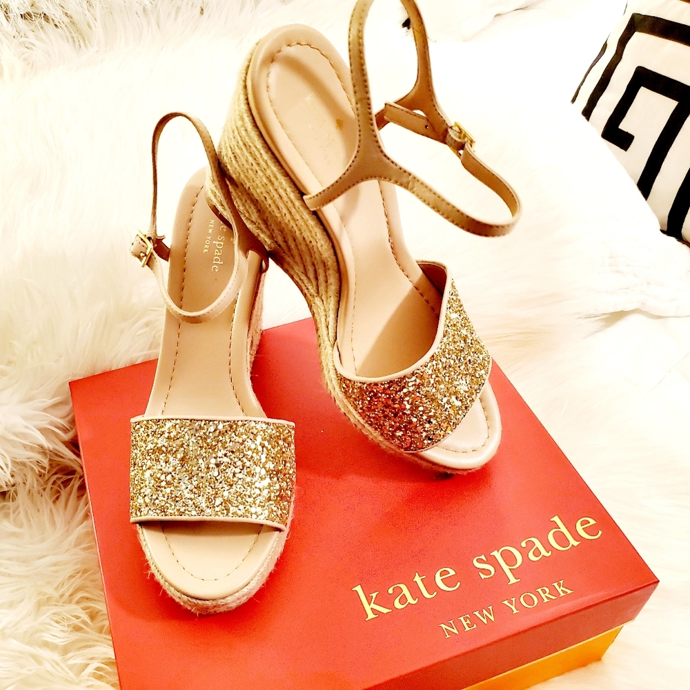 Kate Spade New York Jaden Espadrille Wedge Sandals - Gem